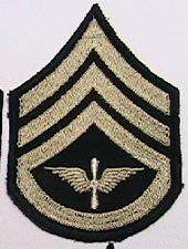 WWII Air Corp Staff Sergeant Chevron - ARMY (INCLUDING USAAC/AAF) - U.S ...