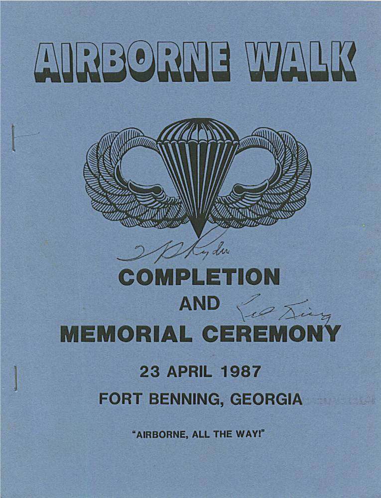 THE AIRBORNE WALK - EPHEMERA, PHOTOGRAPHS & MILITARY ARTWORK - U.S ...