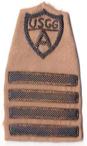 Bullion USCGA rank - NAVY, COAST GUARD AND OTHER SEA SERVICES - U.S ...