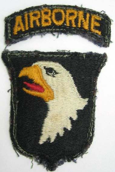 101st patches & Airborne tabs - ARMY AND USAAF - U.S. Militaria Forum