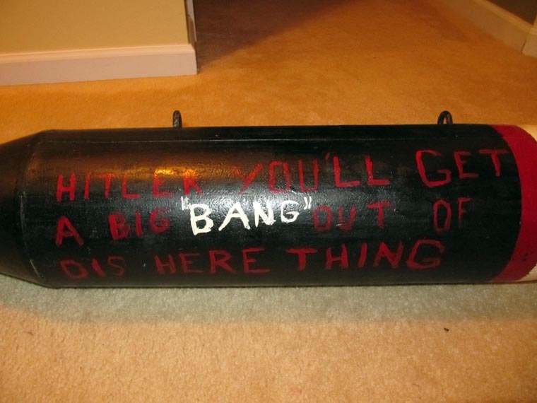 painted up dummy bomb - MILITARY AIRCRAFT & AVIATION - U.S. Militaria Forum