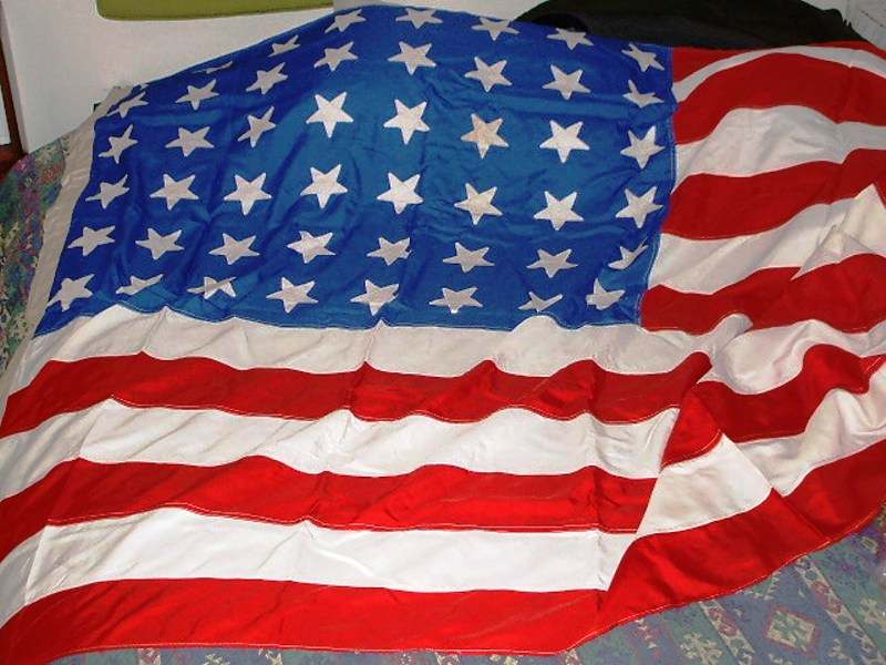 US 48 Star Flag with Upside Down Stars???? - MISC MILITARIA - U.S ...