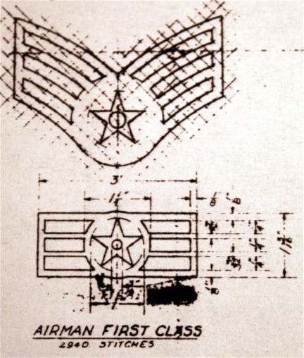 WWII Air Corp Staff Sergeant Chevron - ARMY (INCLUDING USAAC/AAF) - U.S ...