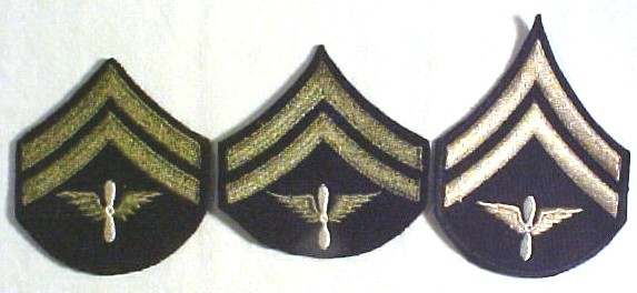 WWII Air Corp Staff Sergeant Chevron - ARMY (INCLUDING USAAC/AAF) - U.S ...