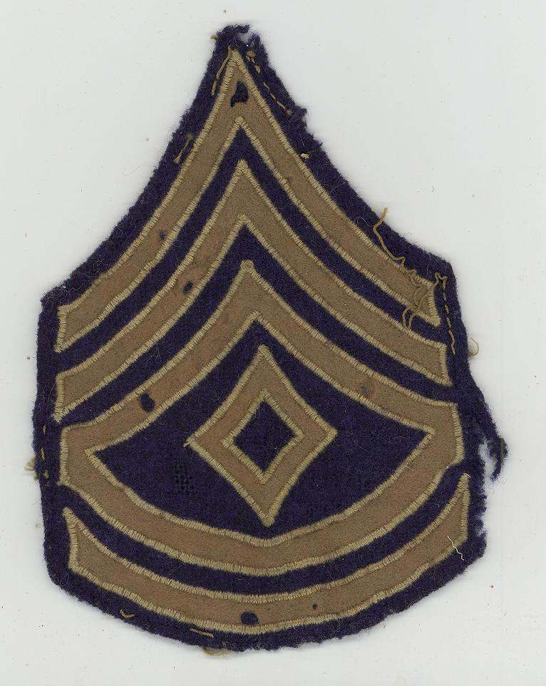 Can anyone date this old First Sergeant Stripe? - ARMY (INCLUDING USAAC ...