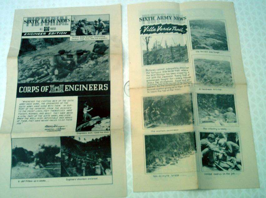 6th Army WWII - Occupation paper group - EPHEMERA, PHOTOGRAPHS ...
