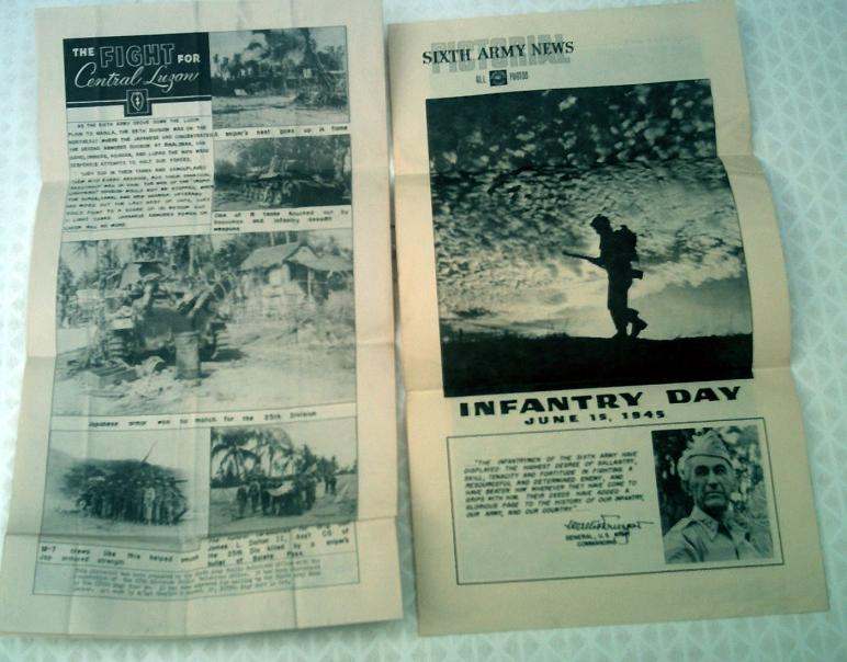 6th Army WWII - Occupation paper group - EPHEMERA, PHOTOGRAPHS ...