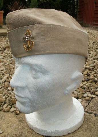 Three different WW2 USN garrison caps. - NAVAL & SEA SERVICE UNIFORMS ...