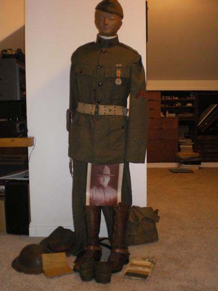 Complete WW1 144th Field Artillery 40th Div. Uniform - UNIFORMS - U.S ...