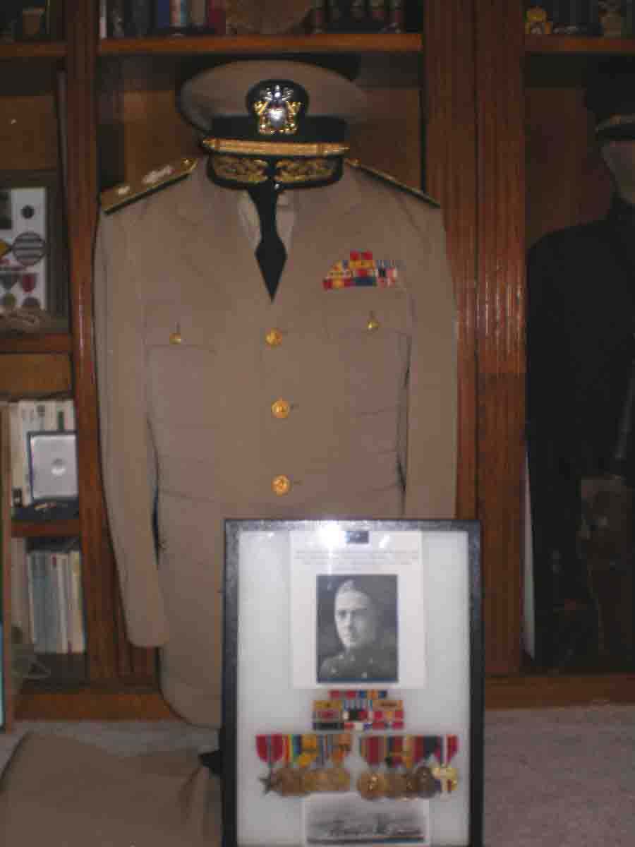 US Rear Admiral uniform and medals - NAVAL & SEA SERVICE UNIFORMS - U.S ...