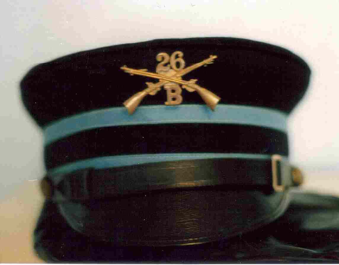 Army M1902 Dress Blue Infantry Bell crown Visor - UNIFORMS - U.S ...
