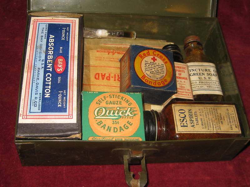 ESCO FIRST AID KIT - MEDICAL CORPS - U.S. Militaria Forum