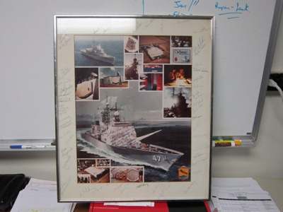 RADM Wayne Meyer and VADM Rod Rempt AEGIS print - EPHEMERA, PHOTOGRAPHS ...