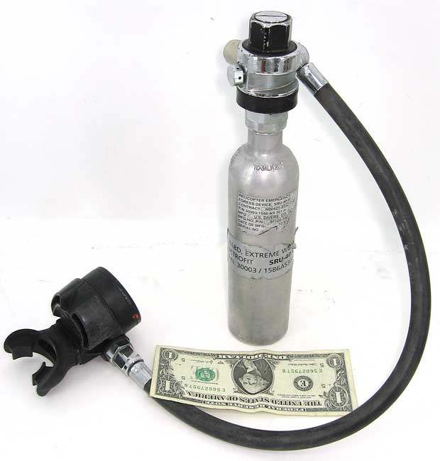 Helicopter emergency egress mini-SCUBA system - MILITARY AIRCRAFT ...