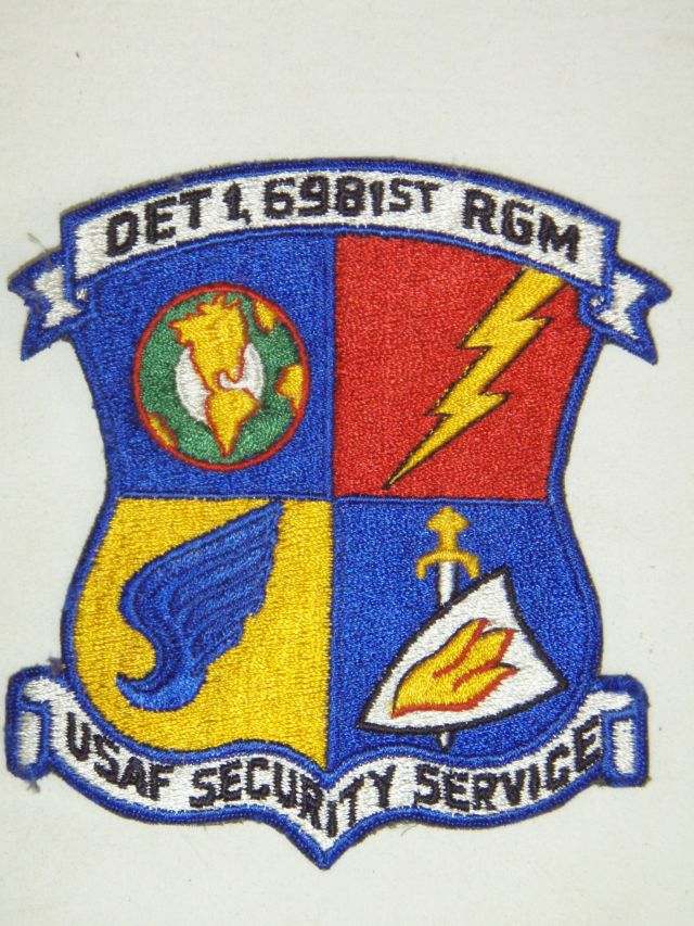 Korean or Vietnam War era USAF Security Service Patches - AIR FORCE ...