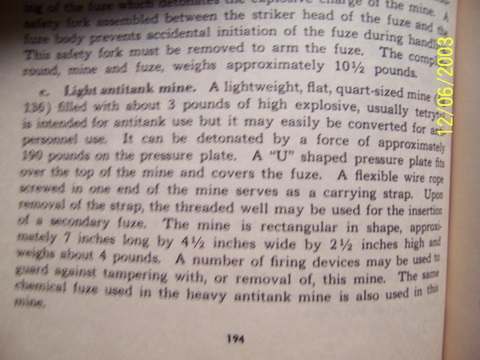 M7 Anti Tank Mine Belt - FIELD & PERSONAL GEAR SECTION - U.S. Militaria ...