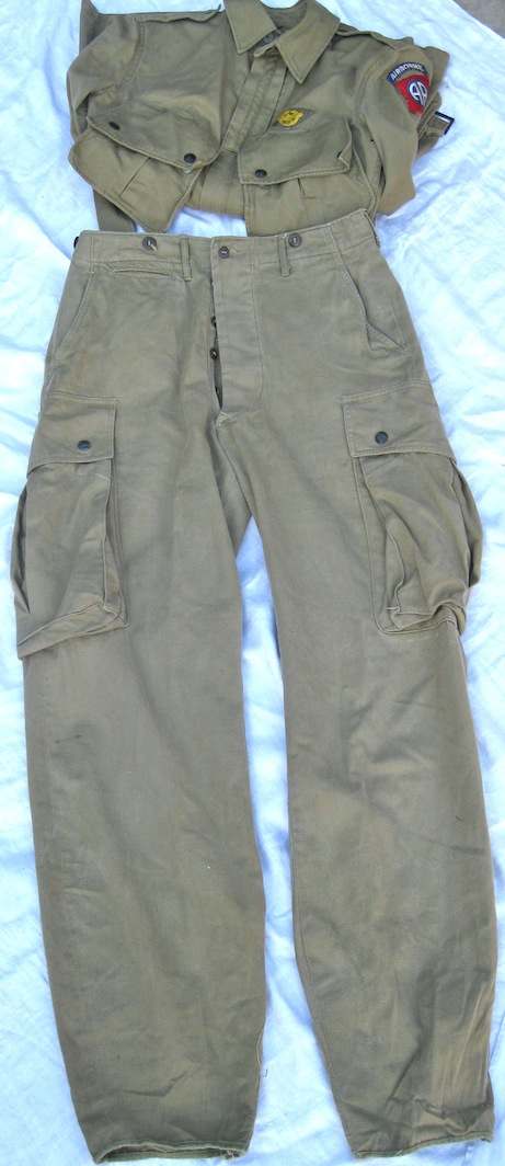 82nd M-42 & Pants ID'd To Paratrooper - GROUPINGS PAGE - U.S. Militaria ...
