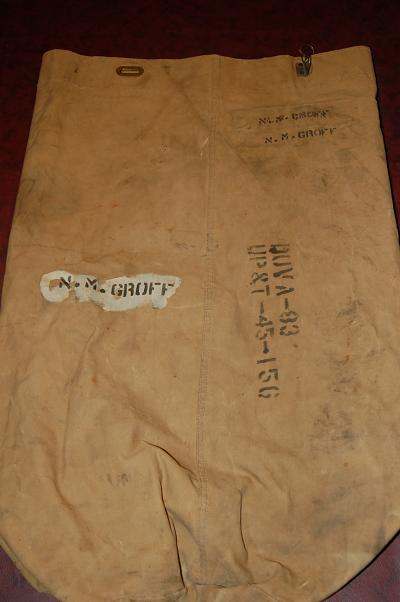 USMC WWII Seabag and boot camp book - FIELD & PERSONAL GEAR SECTION - U ...