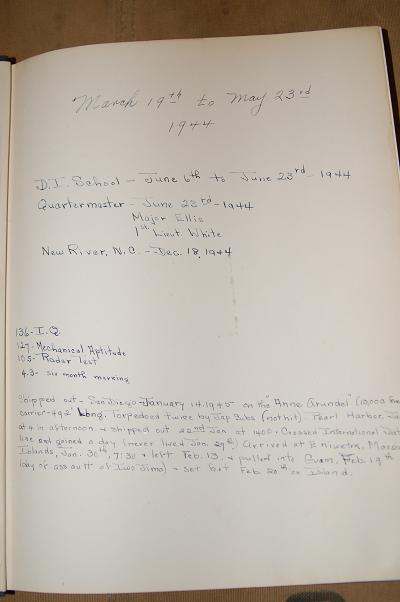 USMC WWII Seabag and boot camp book - FIELD & PERSONAL GEAR SECTION - U ...