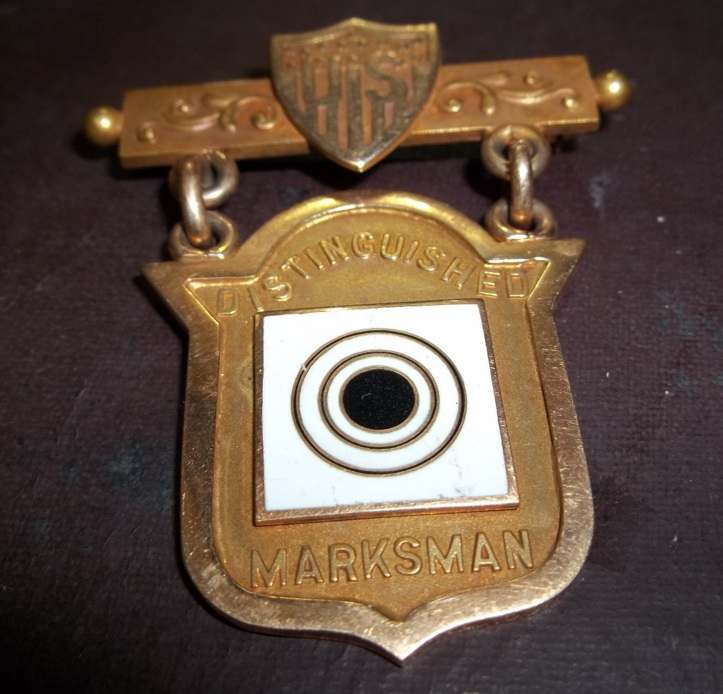 Posthumous Engraved AM & Engraved Distinguished Marksman Award; Fighter ...
