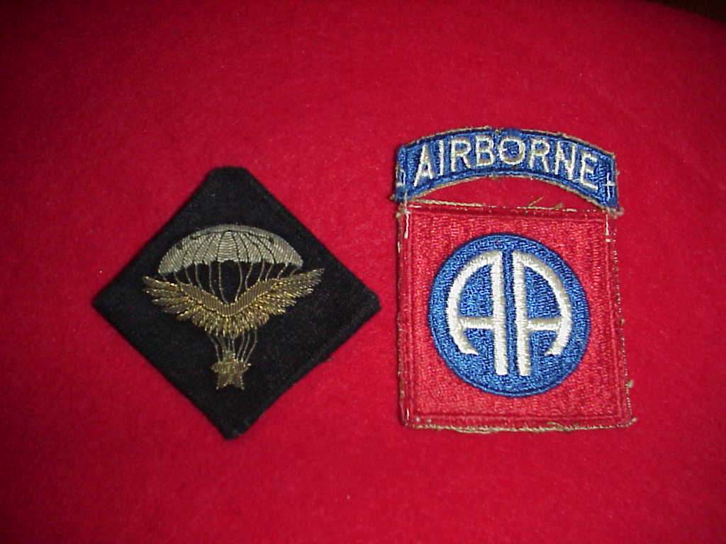 82nd Airborne 2nd RCP SAS Paratrooper Patch Grouping - ARMY AND USAAF ...