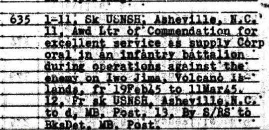 What is a "Letter of Commendation"? WWII USMC Era - MEDALS ...