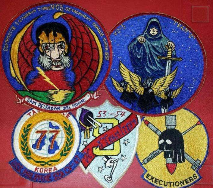 Korean War USN VC-3 Patch Lot - NAVY, COAST GUARD AND OTHER SEA ...