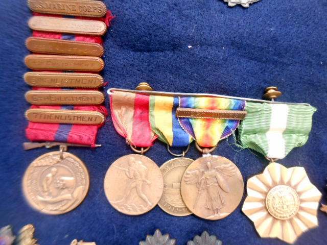 USMC 7 Bar GCM/Medal Rack with Foreign Decoration - MEDALS ...