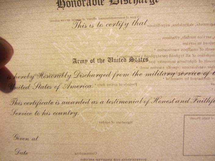 WWII set of unused discharge paperwork - EPHEMERA, PHOTOGRAPHS ...
