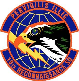 An Air Force 18th Tactical Reconnaissance Squadron patch - AIR FORCE ...