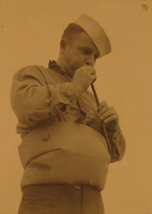 USN life vest, blue? July 1945, seems complete? - FIELD & PERSONAL GEAR ...