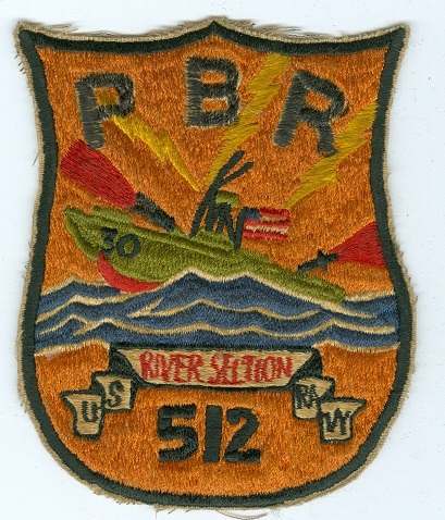 Fully Embroidered Brown Water Navy Patches - NAVY, COAST GUARD AND ...
