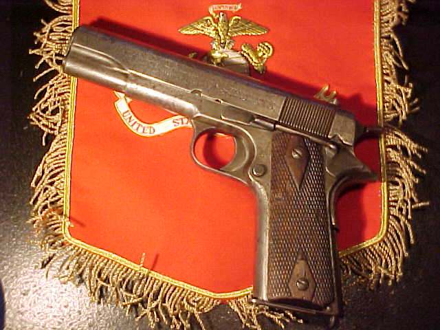 Colt 45 auto model 1911 USMC - FIREARMS - U.S. Militaria Forum