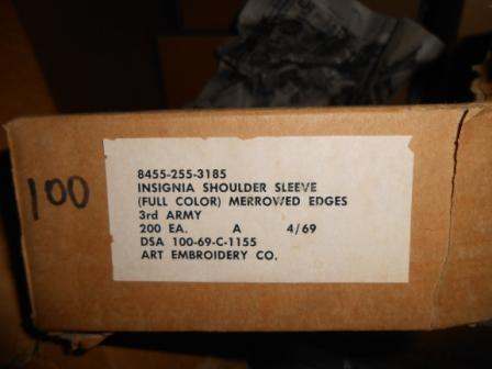 Patches and their Boxes: A Reference Thread - Page 4 - ARMY AND USAAF ...