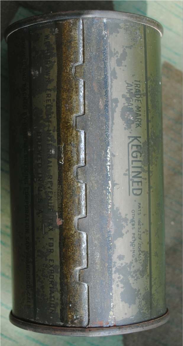 WW2 Camo Beer Can - MISC MILITARIA - U.S. Militaria Forum
