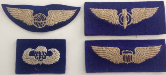 USAAF wings on blue backing - WING BADGES - U.S. Militaria Forum
