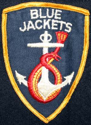 Blue Jackets patch - NAVY, COAST GUARD AND OTHER SEA SERVICES PATCHES ...