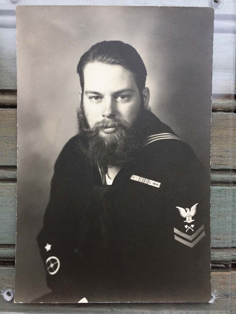 WW2 CM2c Master Gunpointer salty dog with a hefty beard. - EPHEMERA ...