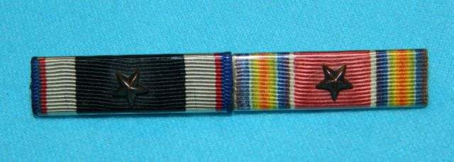 WWI German Occ. & WWII Victory Ribbons with Stars - RIBBON BARS - U.S ...