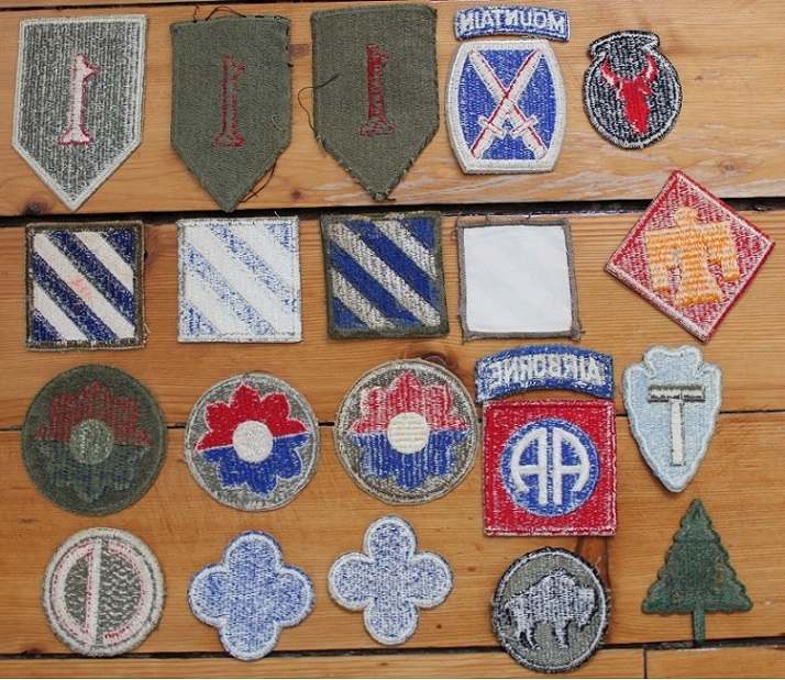 Some MTO patches - ARMY AND USAAF - U.S. Militaria Forum