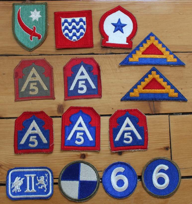 Some MTO patches - ARMY AND USAAF - U.S. Militaria Forum