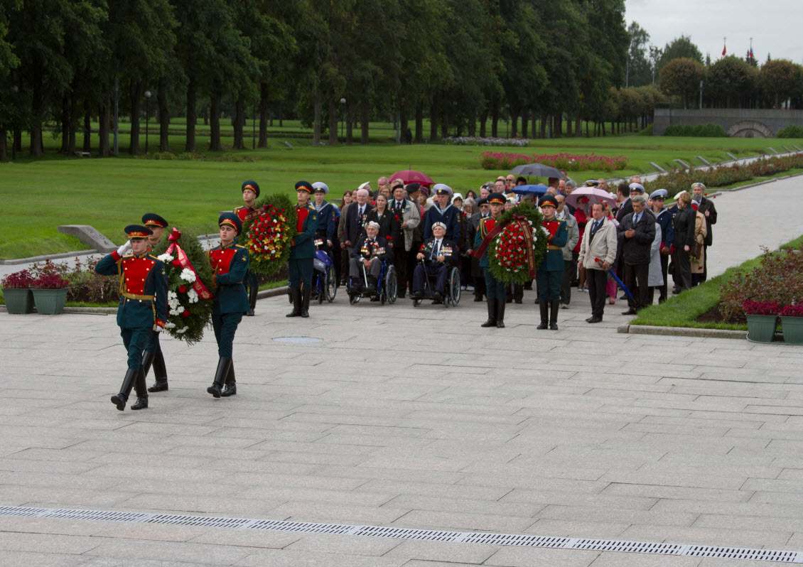 Dedication Ceremony for the Arctic Convoy Memorial, St Petersburg ...