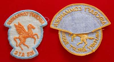 103rd A.T.S. Aircraft Commander Pocket Patches - AIR FORCE (USAAF IS ...