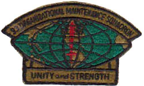 USAF 93rd Orgnizational Maintenance SQ - AIR FORCE (USAAF IS WITH ARMY ...