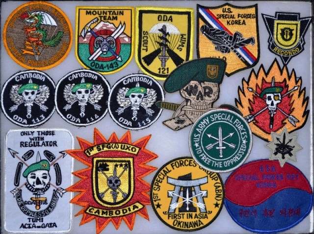 Modern era US Special Forces ODA & Team Pocket Patches - ARMY AND USAAF ...
