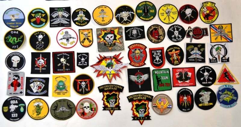 Modern era US Special Forces ODA & Team Pocket Patches - ARMY AND USAAF ...