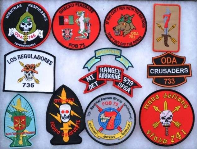 Modern era US Special Forces ODA & Team Pocket Patches - ARMY AND USAAF ...