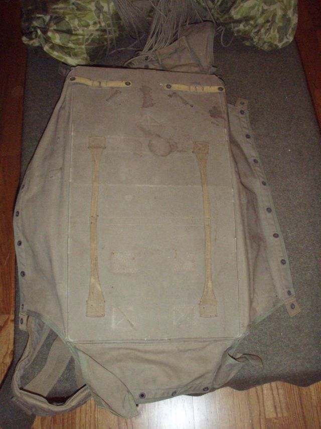 WWII T-5 Parachute With T-7 Harness And Camouflage Chute - SURVIVAL ...
