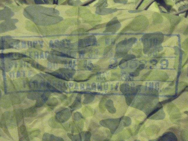 WWII T-5 Parachute With T-7 Harness And Camouflage Chute - SURVIVAL ...