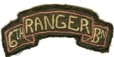 Opinions on this 6th Ranger Battalion Scroll - ARMY AND USAAF - U.S ...